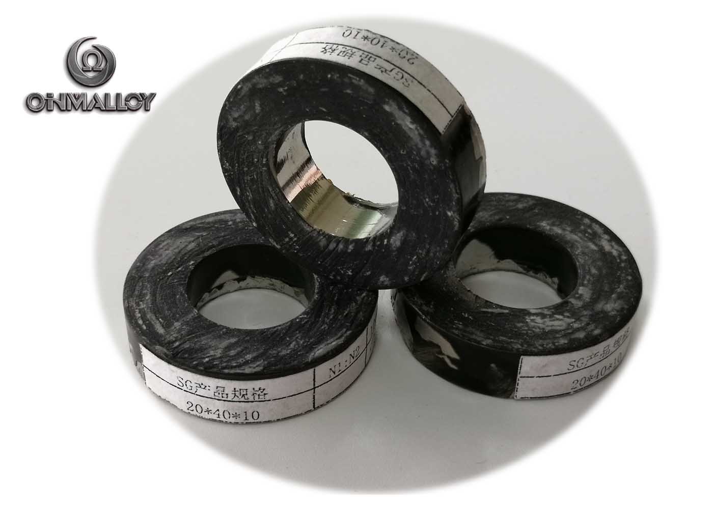 Nanocrystalline Core Strip Ribbon 1K107 ตัวเหนี่ยวนำหม้อแปลงเหล็กแกนอสัณฐาน